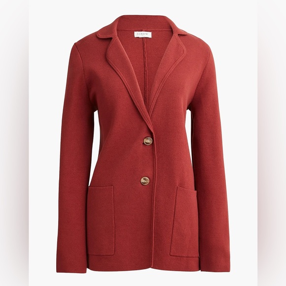 J. Crew Factory | Jackets & Coats | Jcrew Factory Sweater Blazer Size ...